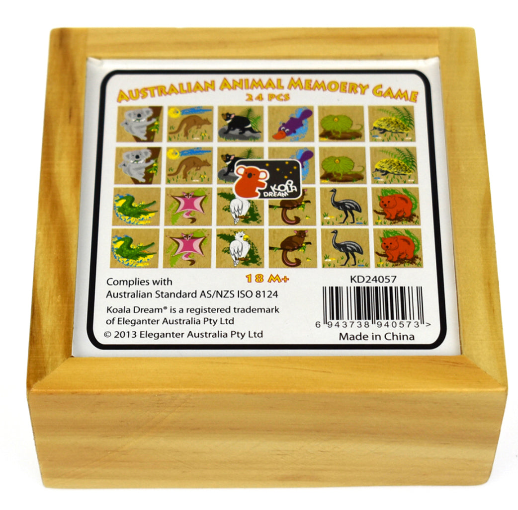 Australian Animal Memory Game – Wood 'n' Play